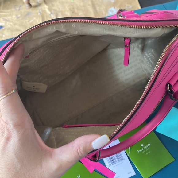 kate spade | Bags | Kate Soade Leather Small City Duffle In Rio Pink ...